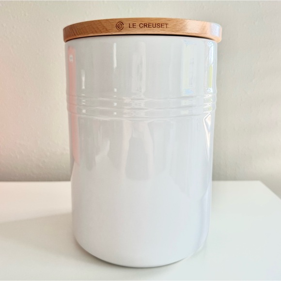 Le Creuset | Kitchen | Le Creuset Large Stoneware Jar Storage Canister ...